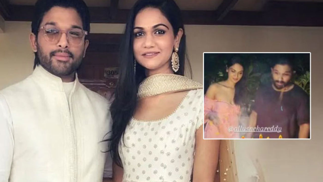 Allu Arjun Sneha Reddy Personal Photos